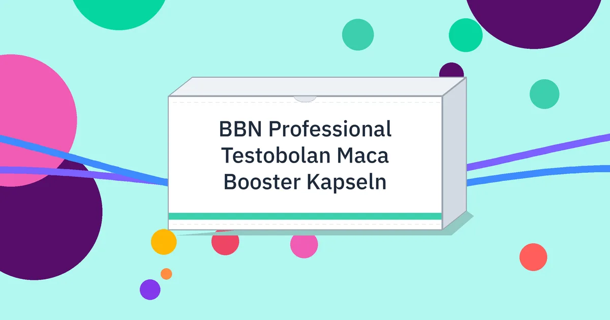 Symbolbild: Packung mit der Aufschrift BBN Professional Testobolan Maca Booster Kapseln (PZN 13623984) – Verfügbarkeit und Bezug in Apotheken in Frankfurt am Main