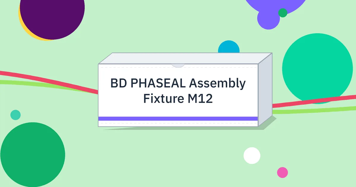 Symbolbild: Packung mit der Aufschrift BD PHASEAL Assembly Fixture M12 (PZN 07015536) – Verfügbarkeit und Bezug in Apotheken in Frankfurt am Main