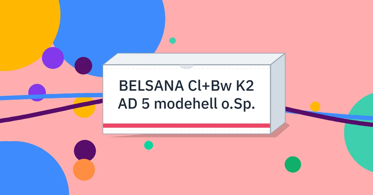 Symbolbild: Packung mit der Aufschrift BELSANA Cl+Bw K2 AD 5 modehell o.Sp. (PZN 12241720) – Verfügbarkeit und Bezug in Apotheken in Frankfurt am Main