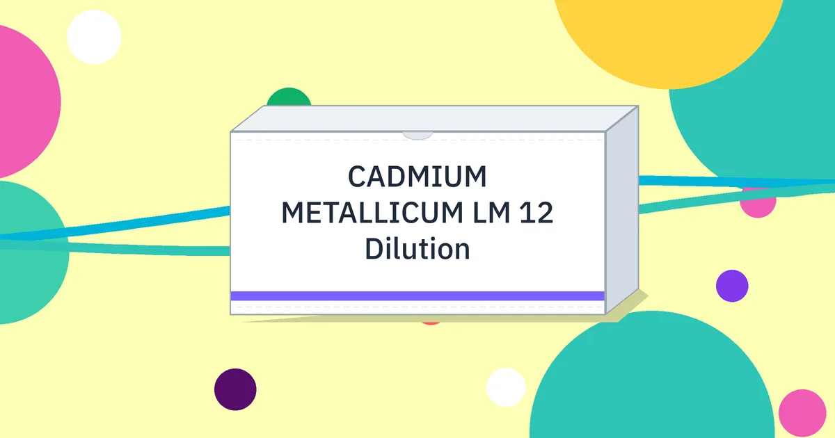 Symbolbild: Packung mit der Aufschrift CADMIUM METALLICUM LM 12 Dilution (PZN 13400209) – Verfügbarkeit und Bezug in Apotheken in Frankfurt am Main