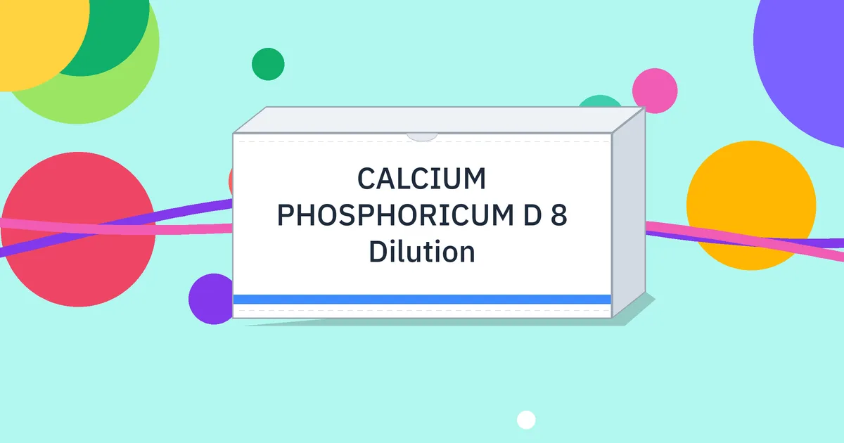 Symbolbild: Packung mit der Aufschrift CALCIUM PHOSPHORICUM D 8 Dilution (PZN 02401370) – Verfügbarkeit und Bezug in Apotheken in Frankfurt am Main