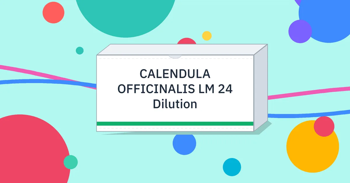 Symbolbild: Packung mit der Aufschrift CALENDULA OFFICINALIS LM 24 Dilution (PZN 09650277) – Verfügbarkeit und Bezug in Apotheken in Frankfurt am Main