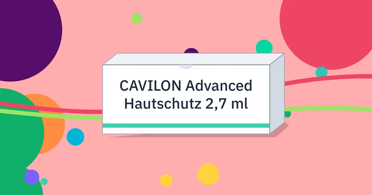 Symbolbild: Packung mit der Aufschrift CAVILON Advanced Hautschutz 2,7 ml (PZN 16811887) – Verfügbarkeit und Bezug in Apotheken in Frankfurt am Main