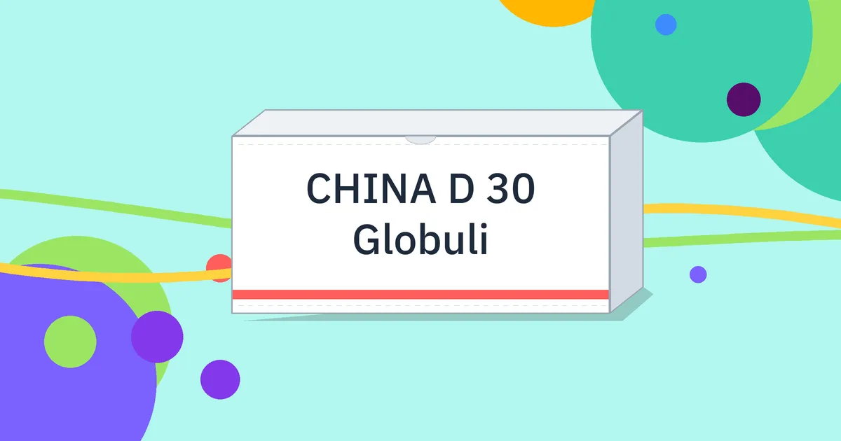 Symbolbild: Packung mit der Aufschrift CHINA D 30 Globuli (PZN 00907898) – Verfügbarkeit und Bezug in Apotheken in Frankfurt am Main