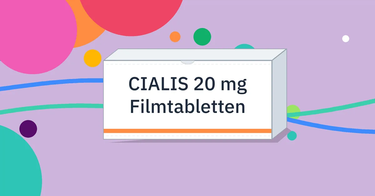 Symbolbild: Packung mit der Aufschrift CIALIS 20 mg Filmtabletten (PZN 00465756) – Verfügbarkeit und Bezug in Apotheken in Frankfurt am Main