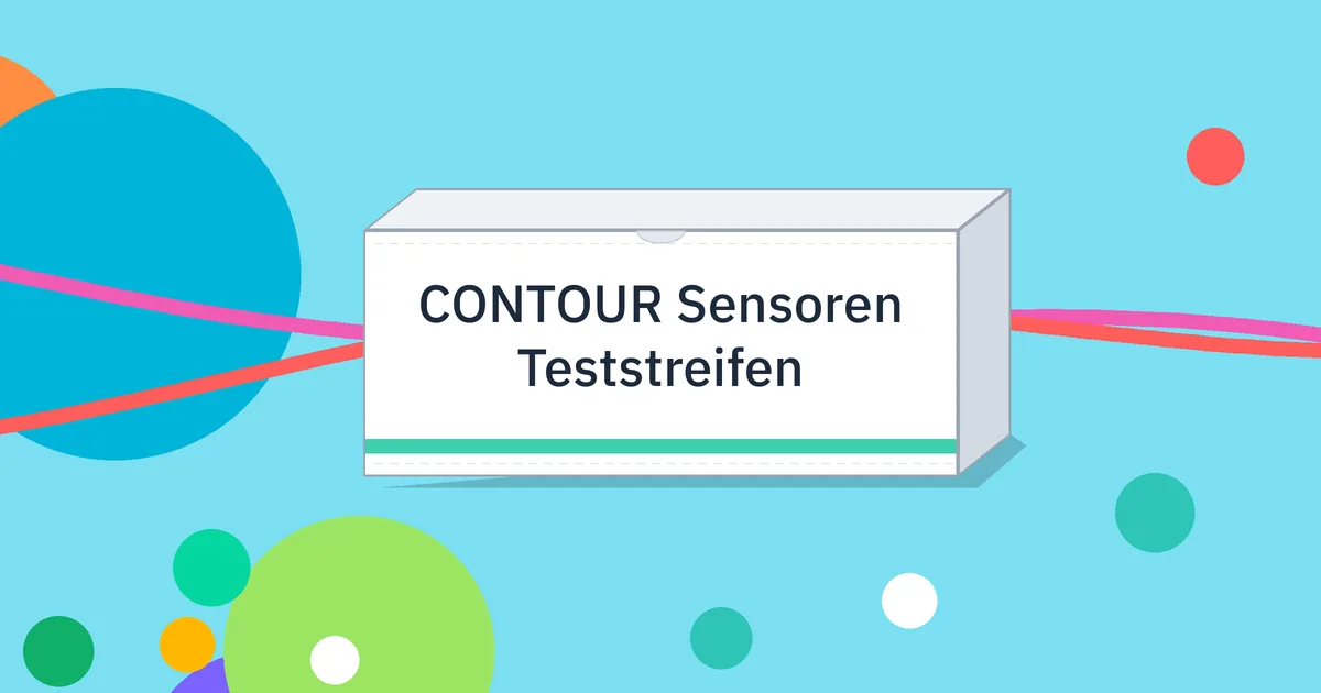 Symbolbild: Packung mit der Aufschrift CONTOUR Sensoren Teststreifen (PZN 10545746) – Verfügbarkeit und Bezug in Apotheken in Frankfurt am Main