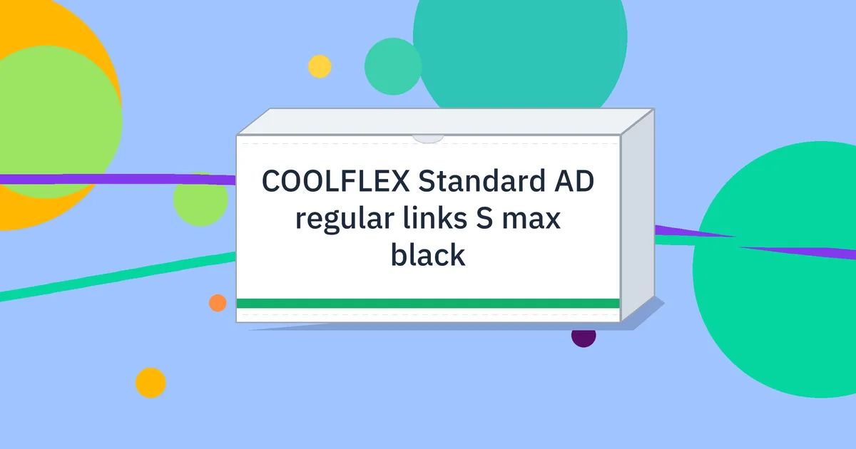 Symbolbild: Packung mit der Aufschrift COOLFLEX Standard AD regular links S max black (PZN 19535057) – Verfügbarkeit und Bezug in Apotheken in Frankfurt am Main