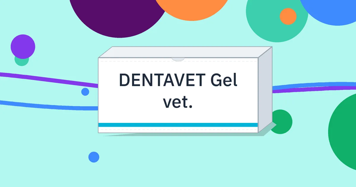 Symbolbild: Packung mit der Aufschrift DENTAVET Gel vet. (PZN 16821093) – Verfügbarkeit und Bezug in Apotheken in Frankfurt am Main
