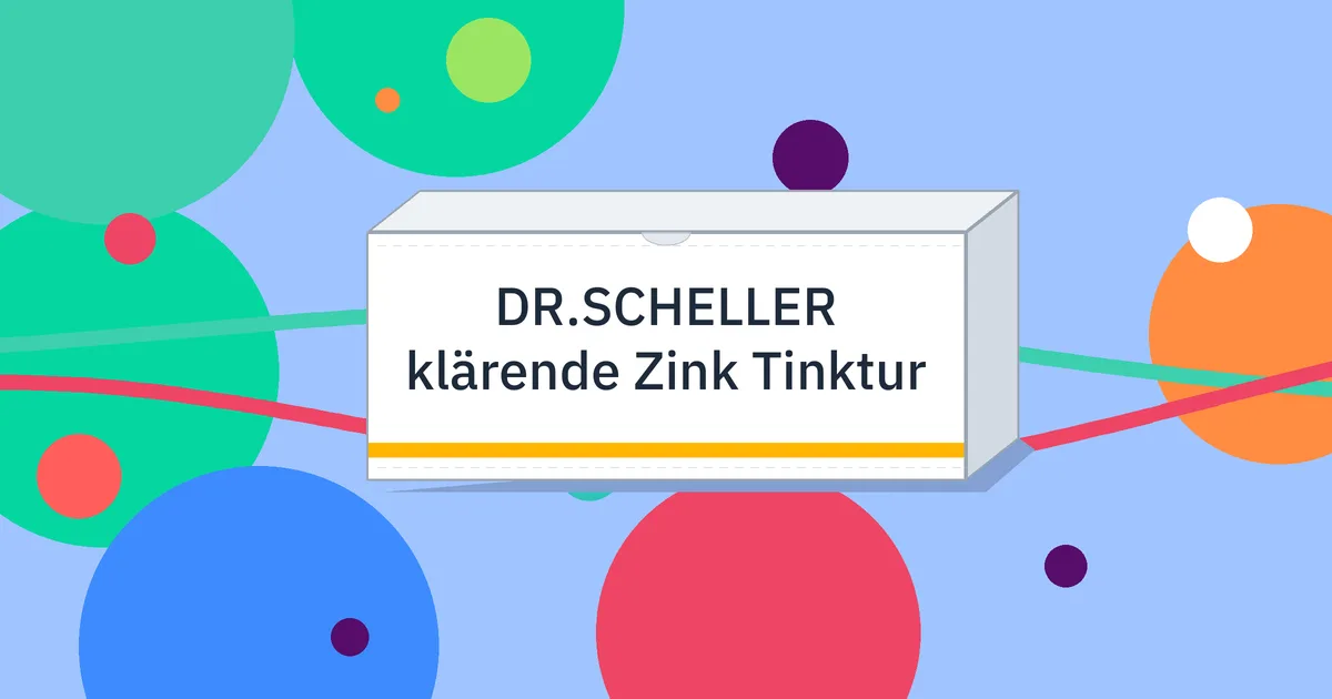 Symbolbild: Packung mit der Aufschrift DR.SCHELLER klärende Zink Tinktur (PZN 18271337) – Verfügbarkeit und Bezug in Apotheken in Frankfurt am Main