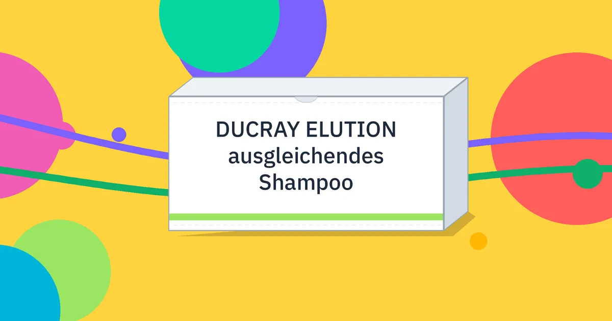 Symbolbild: Packung mit der Aufschrift DUCRAY ELUTION ausgleichendes Shampoo (PZN 12649645) – Verfügbarkeit und Bezug in Apotheken in Frankfurt am Main