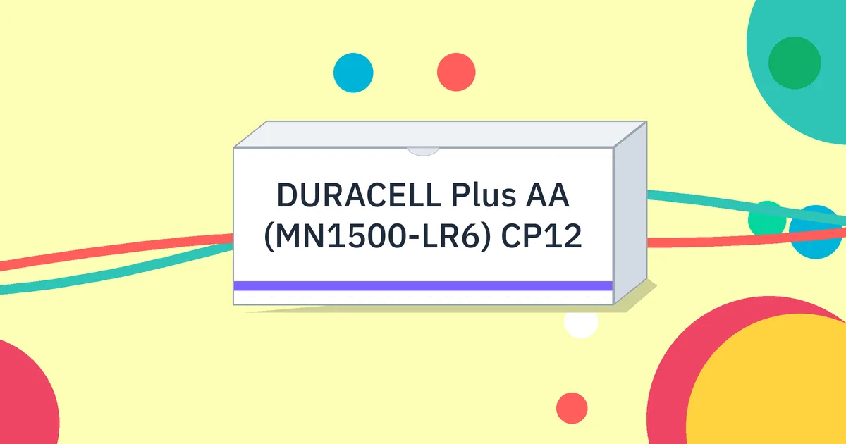 Symbolbild: Packung mit der Aufschrift DURACELL Plus AA (MN1500-LR6) CP12 (PZN 17575615) – Verfügbarkeit und Bezug in Apotheken in Frankfurt am Main