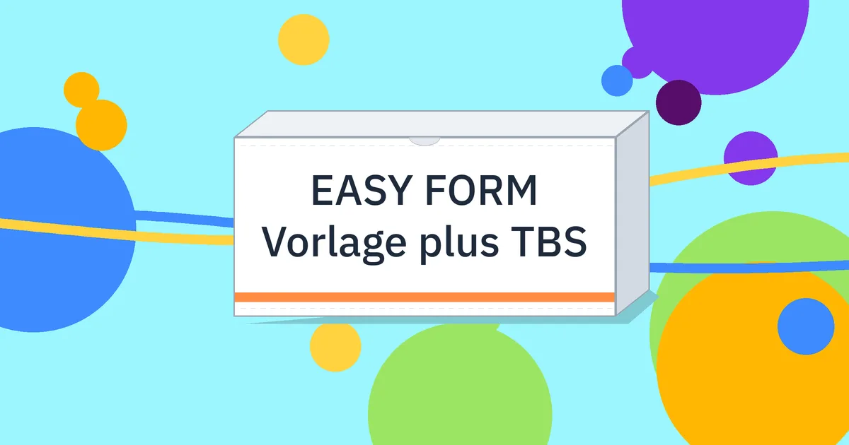 Symbolbild: Packung mit der Aufschrift EASY FORM Vorlage plus TBS (PZN 19094481) – Verfügbarkeit und Bezug in Apotheken in Frankfurt am Main