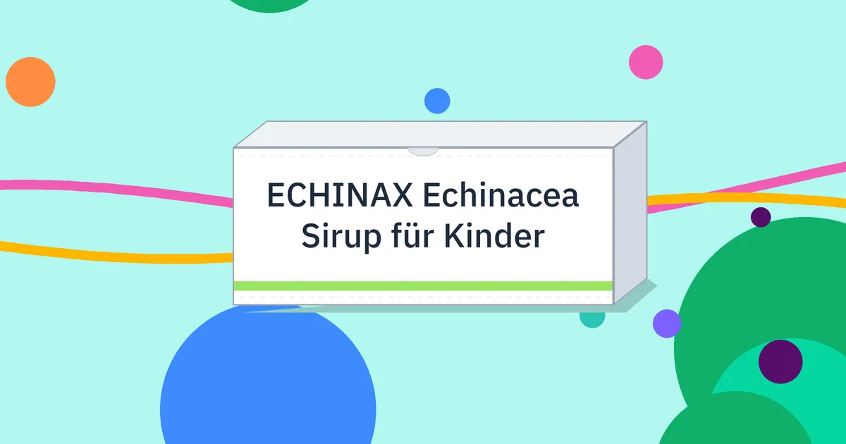 Symbolbild: Packung mit der Aufschrift ECHINAX Echinacea Sirup für Kinder (PZN 13541536) – Verfügbarkeit und Bezug in Apotheken in Frankfurt am Main