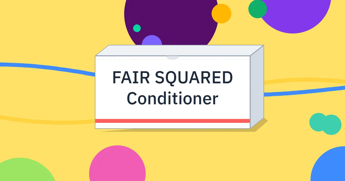 Symbolbild: Packung mit der Aufschrift FAIR SQUARED Conditioner (PZN 18788170) – Verfügbarkeit und Bezug in Apotheken in Frankfurt am Main