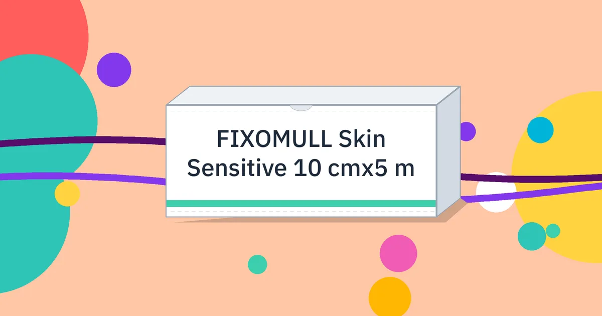 Symbolbild: Packung mit der Aufschrift FIXOMULL Skin Sensitive 10 cmx5 m (PZN 19786078) – Verfügbarkeit und Bezug in Apotheken in Frankfurt am Main