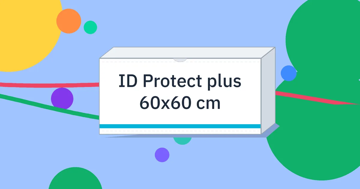Symbolbild: Packung mit der Aufschrift ID Protect plus 60x60 cm (PZN 14281244) – Verfügbarkeit und Bezug in Apotheken in Frankfurt am Main