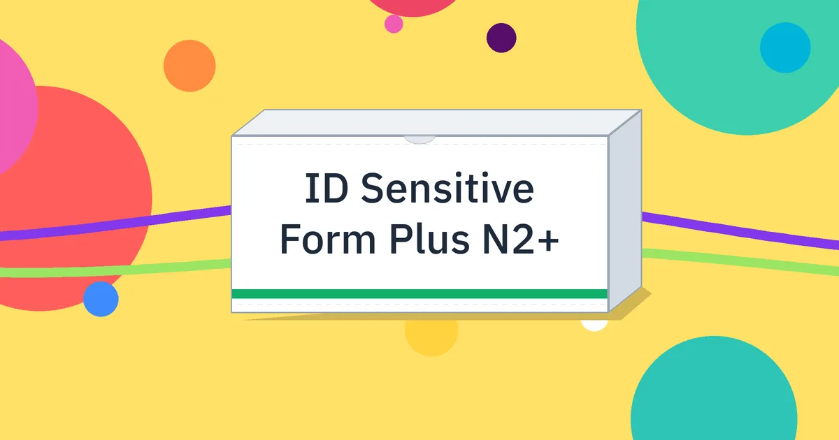 Symbolbild: Packung mit der Aufschrift ID Sensitive Form Plus N2+ (PZN 20018048) – Verfügbarkeit und Bezug in Apotheken in Frankfurt am Main