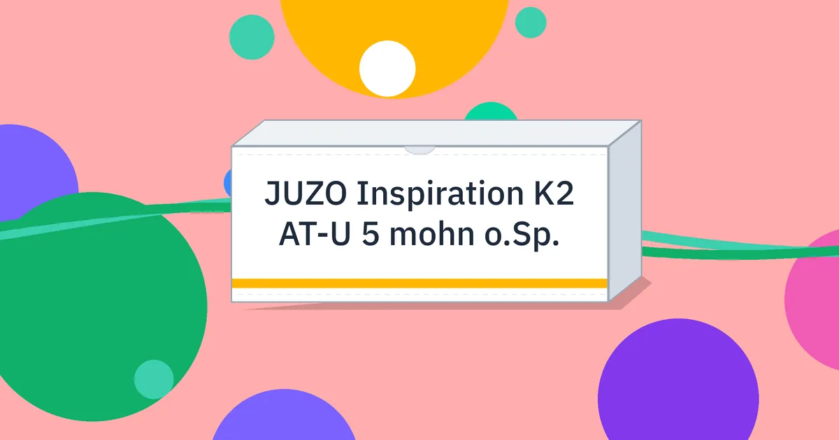 Symbolbild: Packung mit der Aufschrift JUZO Inspiration K2 AT-U 5 mohn o.Sp. (PZN 14928177) – Verfügbarkeit und Bezug in Apotheken in Frankfurt am Main