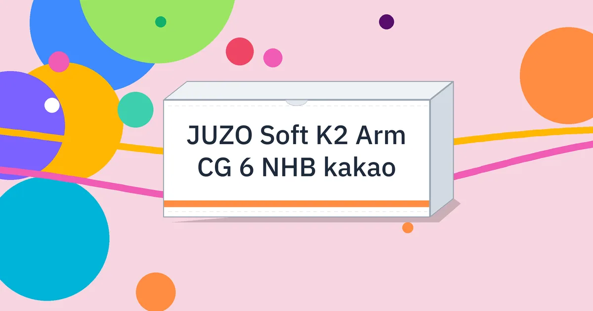 Symbolbild: Packung mit der Aufschrift JUZO Soft K2 Arm CG 6 NHB kakao (PZN 15511137) – Verfügbarkeit und Bezug in Apotheken in Frankfurt am Main