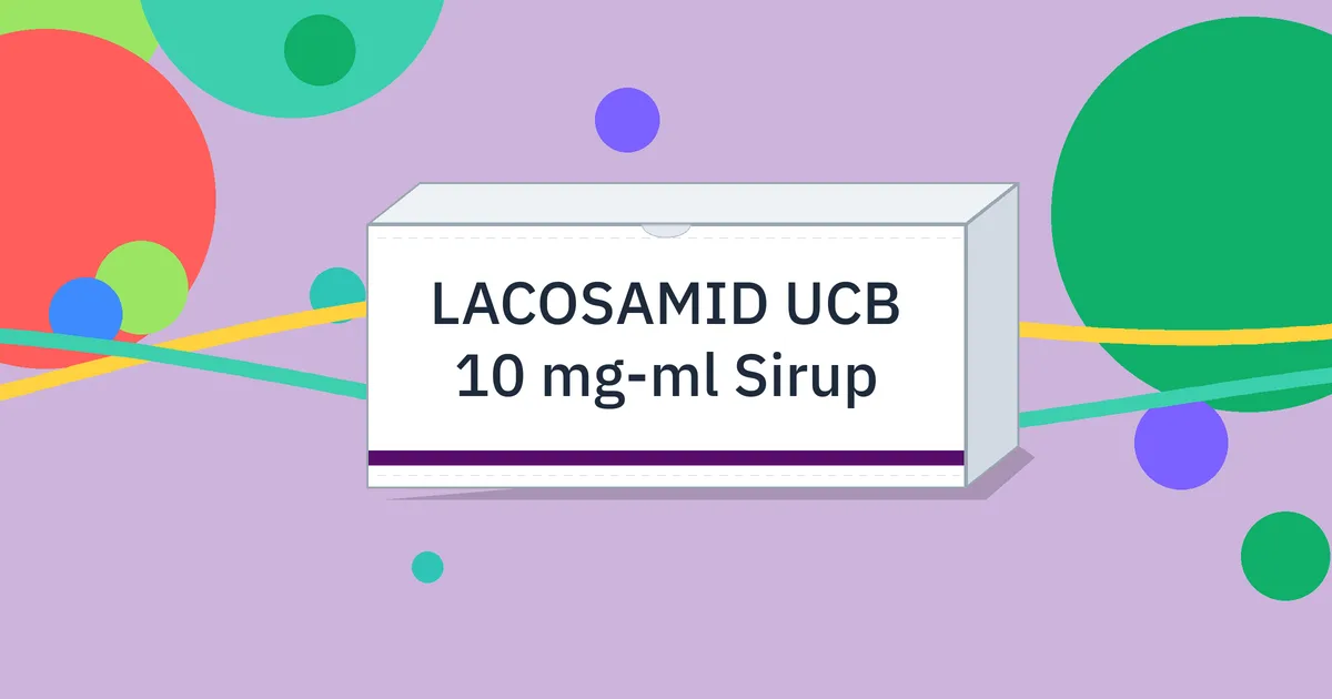 Symbolbild: Packung mit der Aufschrift LACOSAMID UCB 10 mg-ml Sirup (PZN 19385534) – Verfügbarkeit und Bezug in Apotheken in Frankfurt am Main