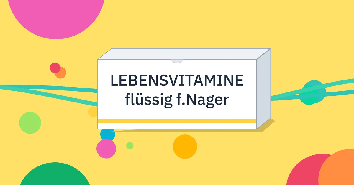 Symbolbild: Packung mit der Aufschrift LEBENSVITAMINE flüssig f.Nager (PZN 06092411) – Verfügbarkeit und Bezug in Apotheken in Frankfurt am Main