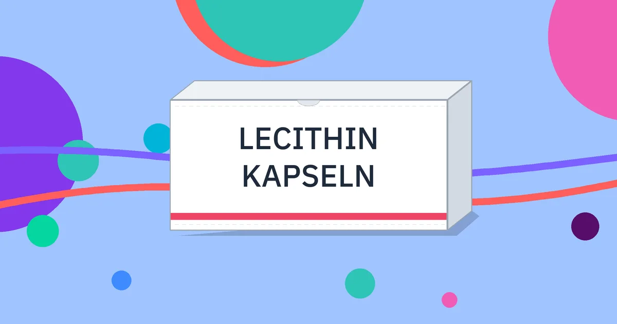 Symbolbild: Packung mit der Aufschrift LECITHIN KAPSELN (PZN 03239500) – Verfügbarkeit und Bezug in Apotheken in Frankfurt am Main
