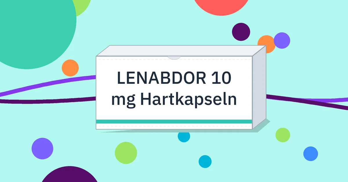 Symbolbild: Packung mit der Aufschrift LENABDOR 10 mg Hartkapseln (PZN 17934379) – Verfügbarkeit und Bezug in Apotheken in Frankfurt am Main
