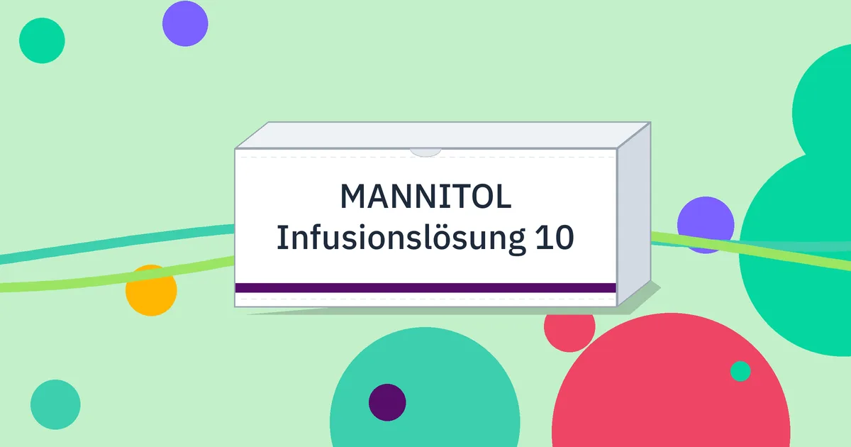 Symbolbild: Packung mit der Aufschrift MANNITOL Infusionslösung 10 (PZN 07511092) – Verfügbarkeit und Bezug in Apotheken in Frankfurt am Main