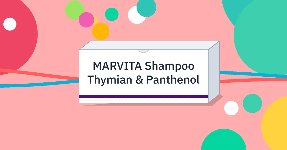 Symbolbild: Packung mit der Aufschrift MARVITA Shampoo Thymian & Panthenol (PZN 11331645) – Verfügbarkeit und Bezug in Apotheken in Frankfurt am Main