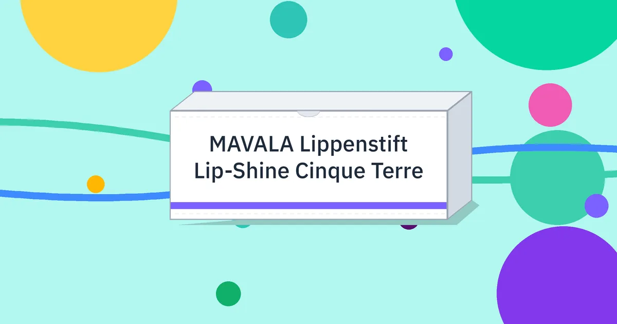 Symbolbild: Packung mit der Aufschrift MAVALA Lippenstift Lip-Shine Cinque Terre (PZN 20467355) – Verfügbarkeit und Bezug in Apotheken in Frankfurt am Main
