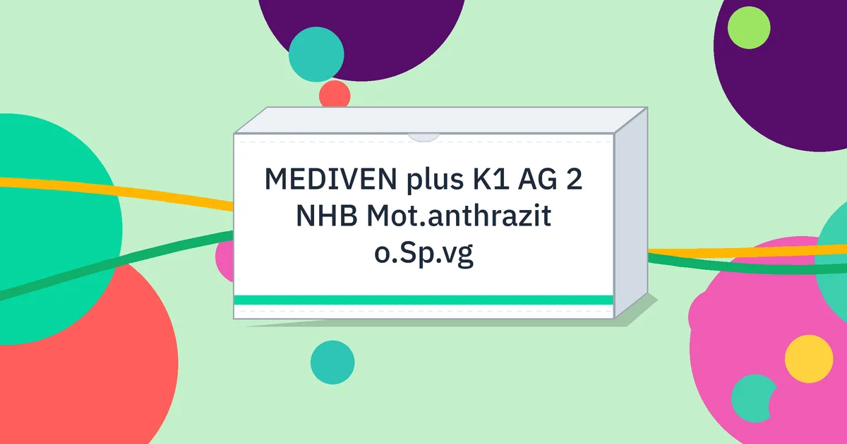 Symbolbild: Packung mit der Aufschrift MEDIVEN plus K1 AG 2 NHB Mot.anthrazit o.Sp.vg (PZN 15914970) – Verfügbarkeit und Bezug in Apotheken in Frankfurt am Main