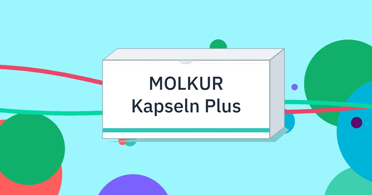 Symbolbild: Packung mit der Aufschrift MOLKUR Kapseln Plus (PZN 13058343) – Verfügbarkeit und Bezug in Apotheken in Frankfurt am Main