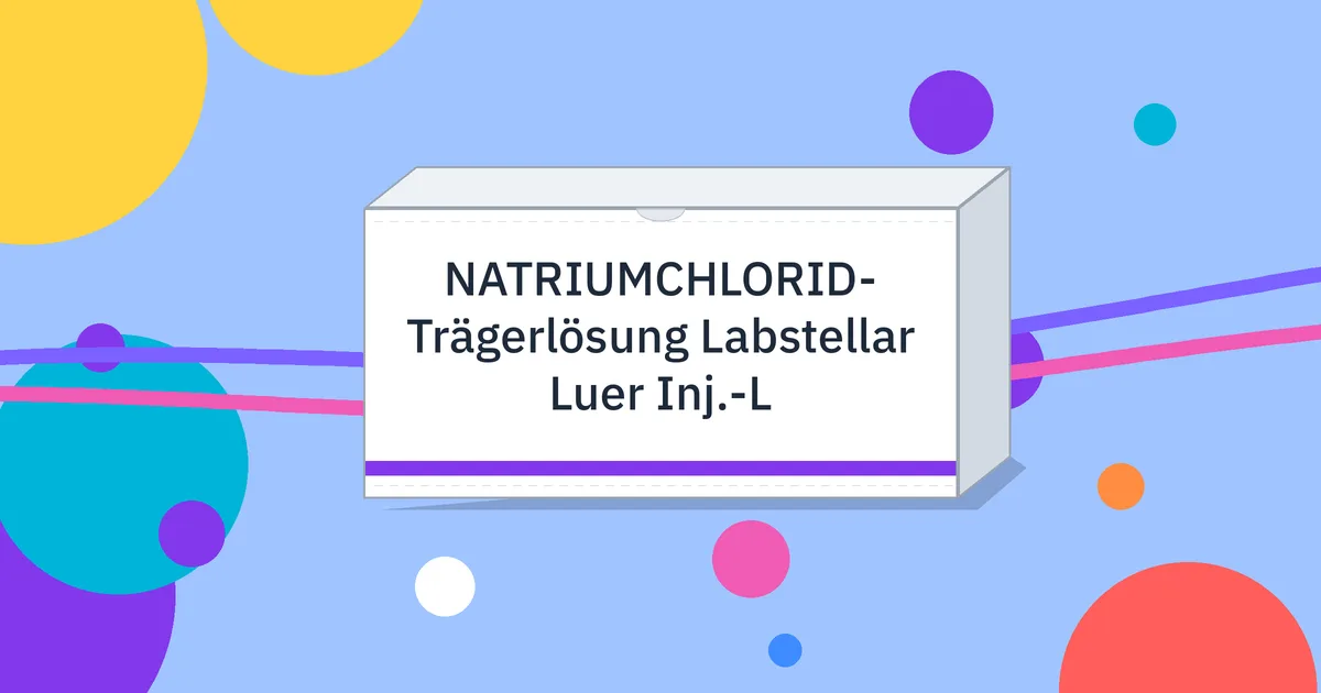 Symbolbild: Packung mit der Aufschrift NATRIUMCHLORID-Trägerlösung Labstellar Luer Inj.-L (PZN 20175026) – Verfügbarkeit und Bezug in Apotheken in Frankfurt am Main