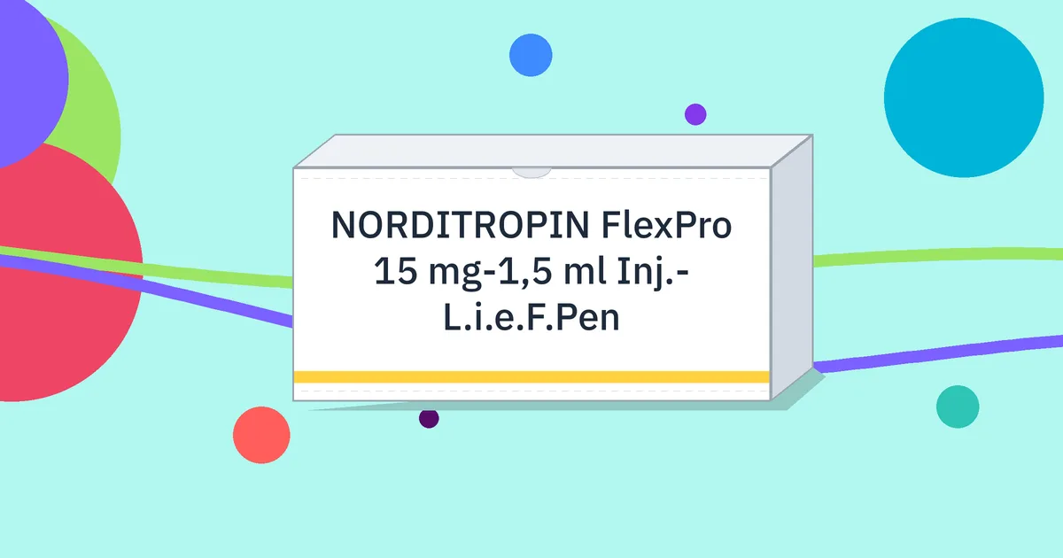 Symbolbild: Packung mit der Aufschrift NORDITROPIN FlexPro 15 mg-1,5 ml Inj.-L.i.e.F.Pen (PZN 18074341) – Verfügbarkeit und Bezug in Apotheken in Frankfurt am Main