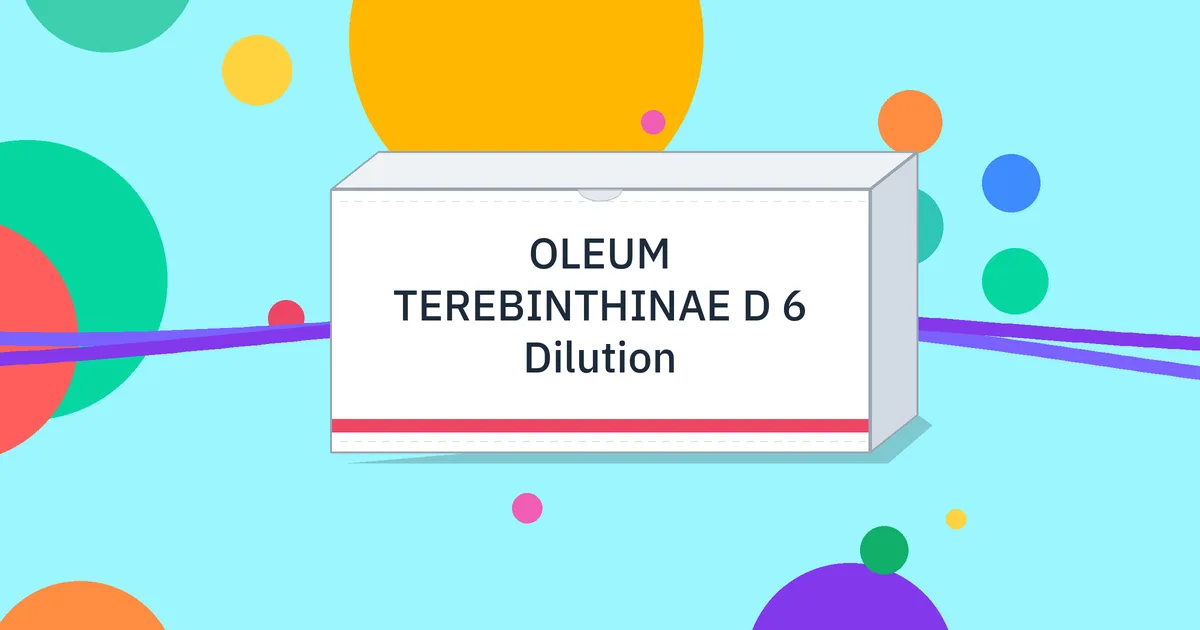 Symbolbild: Packung mit der Aufschrift OLEUM TEREBINTHINAE D 6 Dilution (PZN 02622898) – Verfügbarkeit und Bezug in Apotheken in Frankfurt am Main