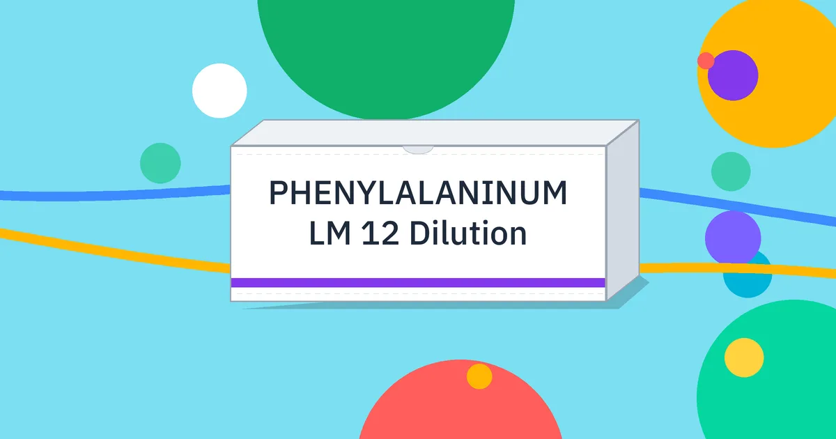 Symbolbild: Packung mit der Aufschrift PHENYLALANINUM LM 12 Dilution (PZN 13783920) – Verfügbarkeit und Bezug in Apotheken in Frankfurt am Main