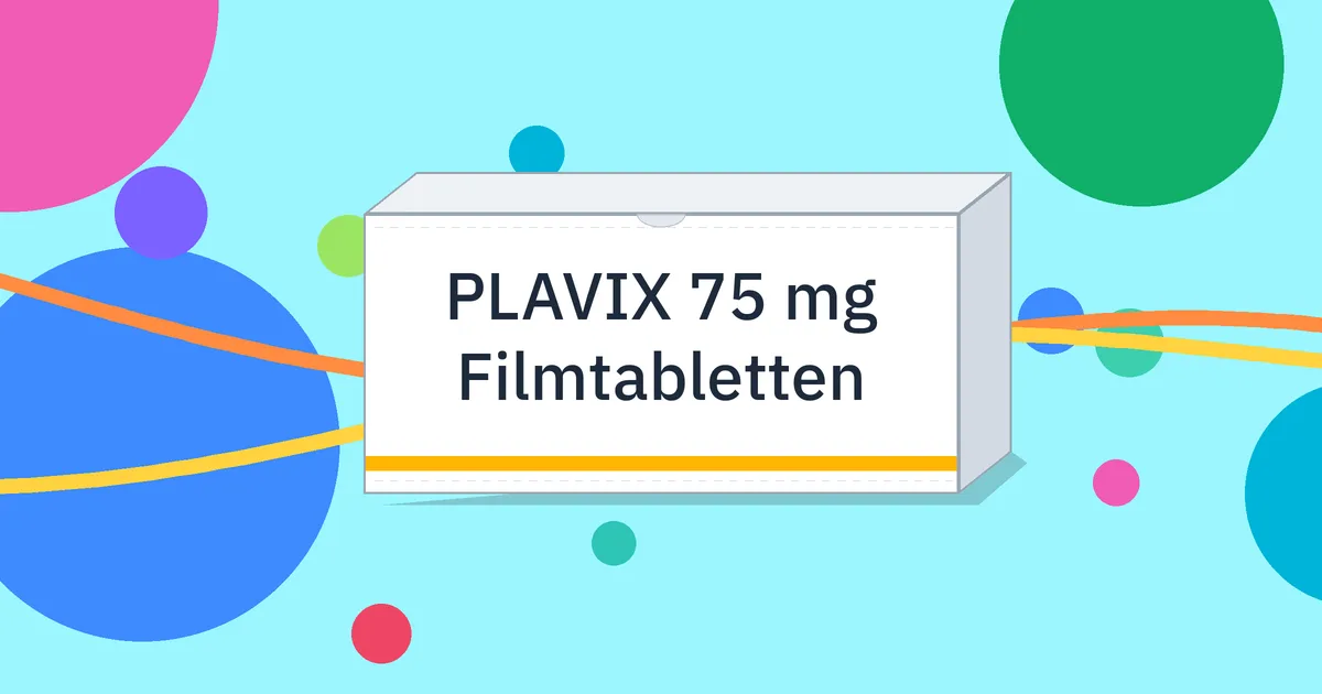 Symbolbild: Packung mit der Aufschrift PLAVIX 75 mg Filmtabletten (PZN 00956187) – Verfügbarkeit und Bezug in Apotheken in Frankfurt am Main