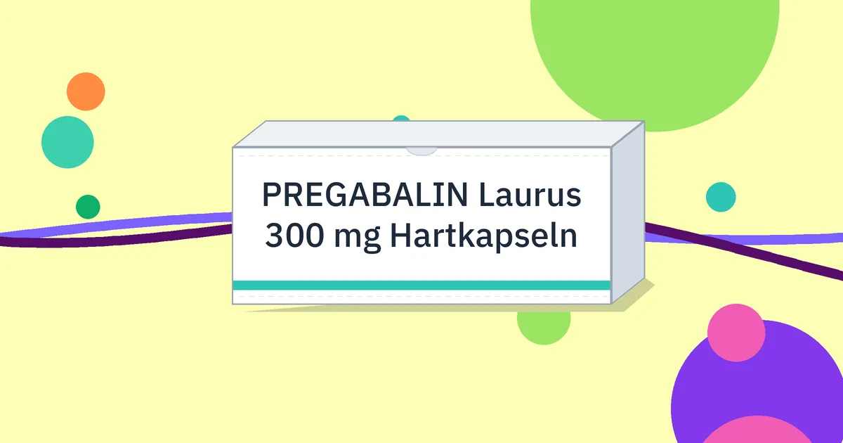 Symbolbild: Packung mit der Aufschrift PREGABALIN Laurus 300 mg Hartkapseln (PZN 16241208) – Verfügbarkeit und Bezug in Apotheken in Frankfurt am Main
