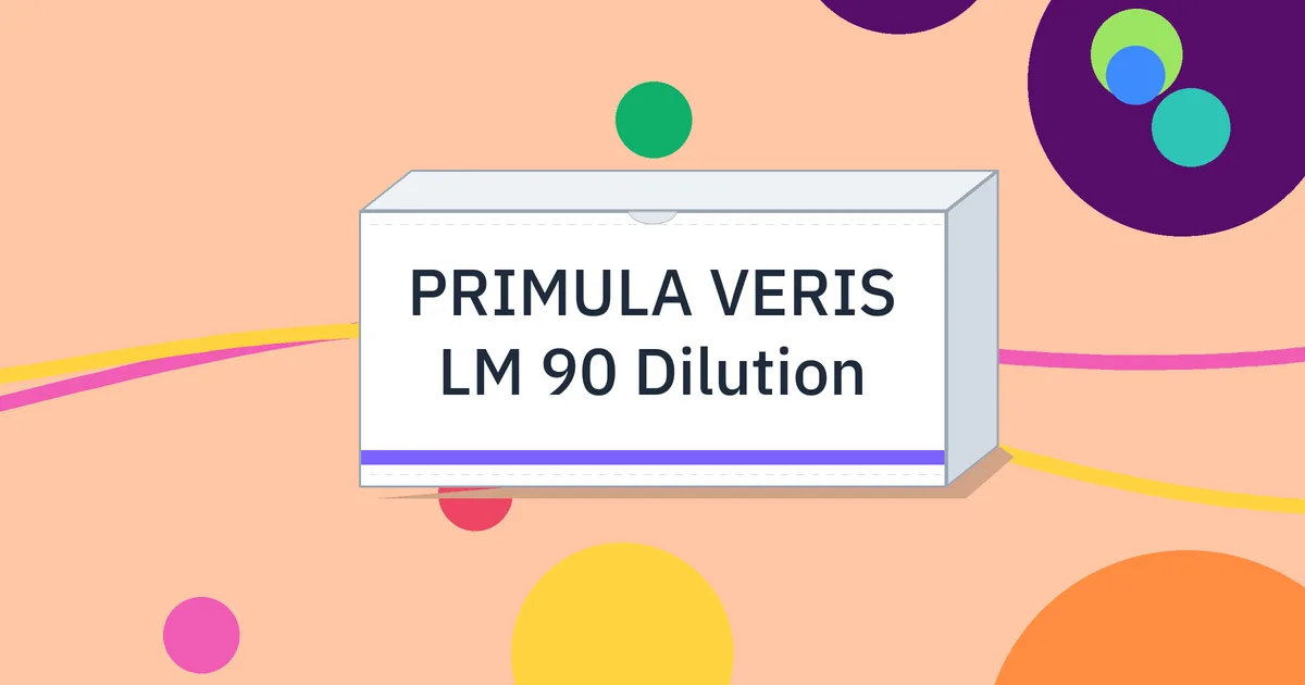 Symbolbild: Packung mit der Aufschrift PRIMULA VERIS LM 90 Dilution (PZN 13667792) – Verfügbarkeit und Bezug in Apotheken in Frankfurt am Main