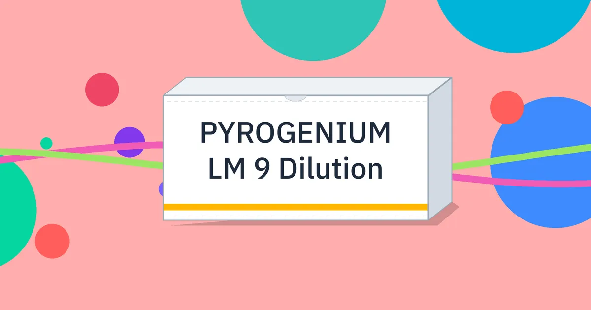 Symbolbild: Packung mit der Aufschrift PYROGENIUM LM 9 Dilution (PZN 10532169) – Verfügbarkeit und Bezug in Apotheken in Frankfurt am Main