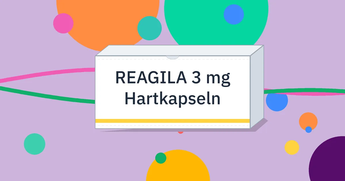 Symbolbild: Packung mit der Aufschrift REAGILA 3 mg Hartkapseln (PZN 20002018) – Verfügbarkeit und Bezug in Apotheken in Frankfurt am Main