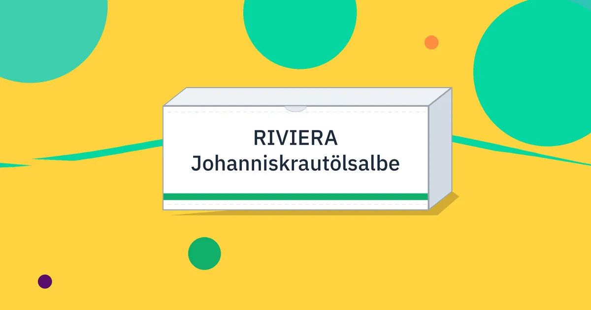 Symbolbild: Packung mit der Aufschrift RIVIERA Johanniskrautölsalbe (PZN 10000544) – Verfügbarkeit und Bezug in Apotheken in Frankfurt am Main