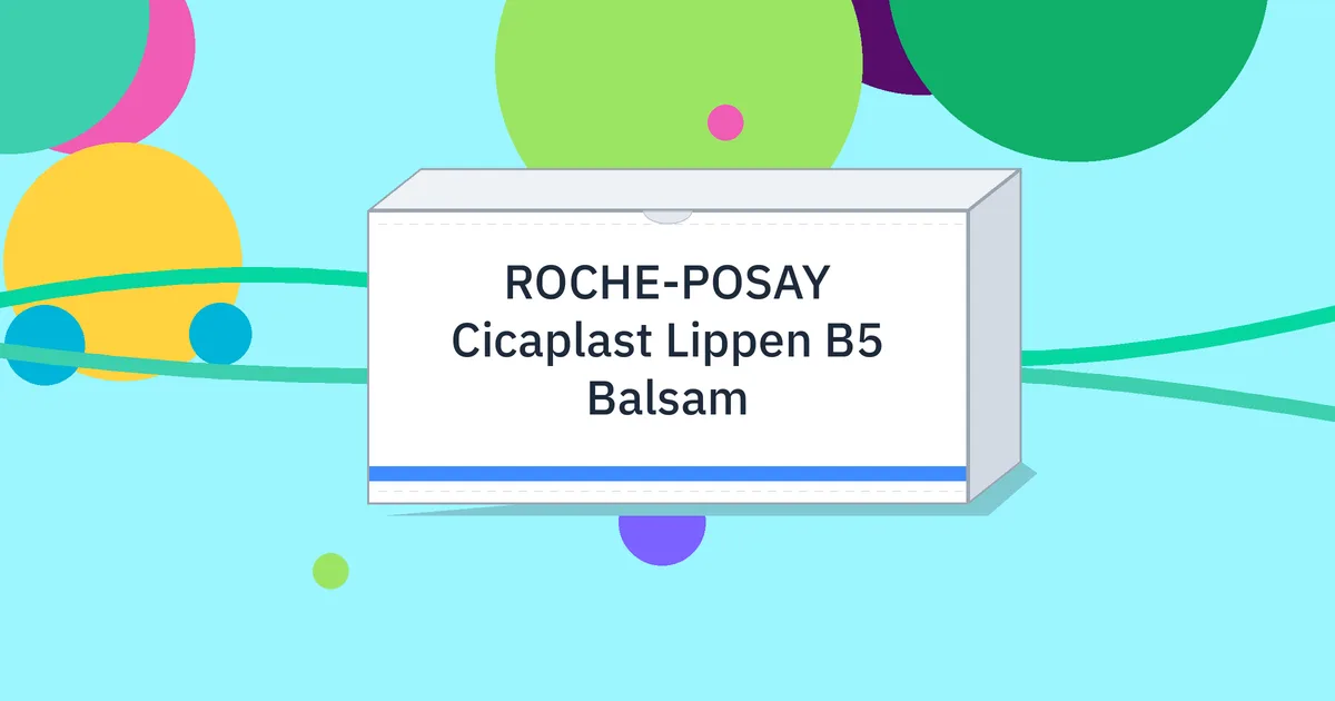 Symbolbild: Packung mit der Aufschrift ROCHE-POSAY Cicaplast Lippen B5 Balsam (PZN 10094031) – Verfügbarkeit und Bezug in Apotheken in Frankfurt am Main
