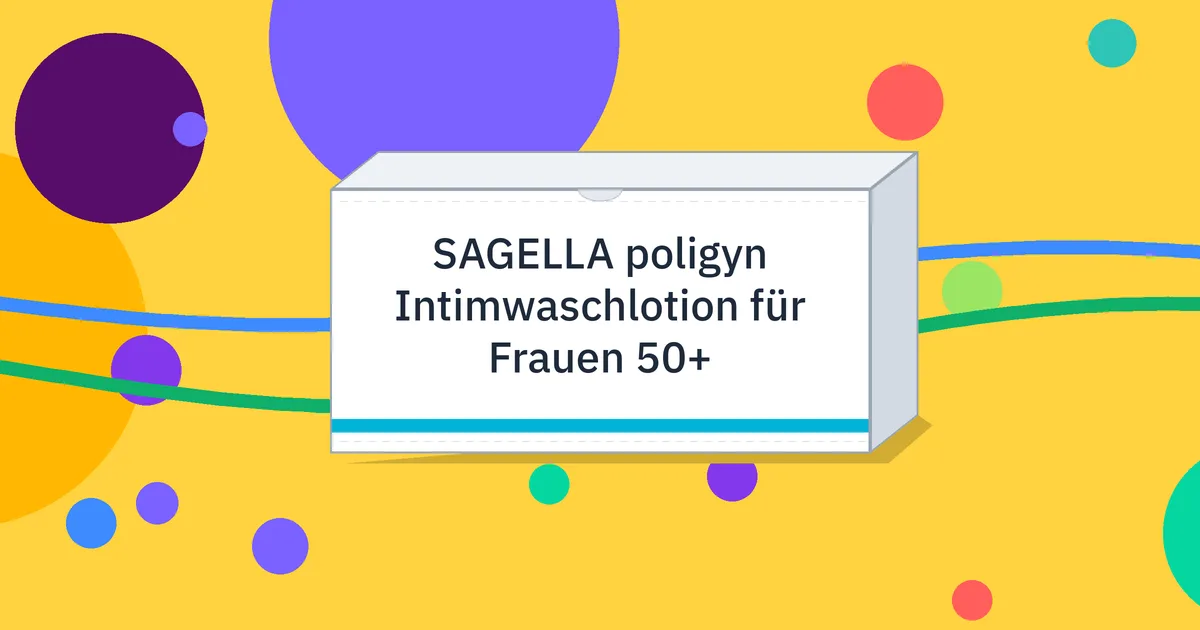 Symbolbild: Packung mit der Aufschrift SAGELLA poligyn Intimwaschlotion für Frauen 50+ (PZN 09932538) – Verfügbarkeit und Bezug in Apotheken in Frankfurt am Main