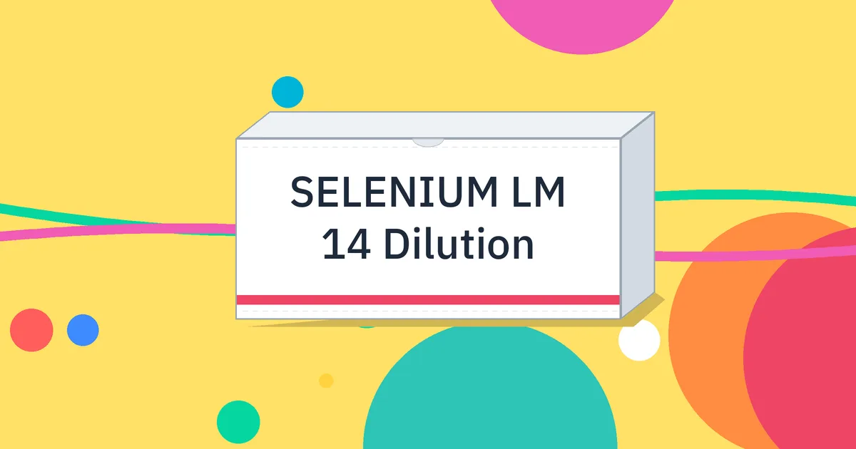 Symbolbild: Packung mit der Aufschrift SELENIUM LM 14 Dilution (PZN 13185774) – Verfügbarkeit und Bezug in Apotheken in Frankfurt am Main