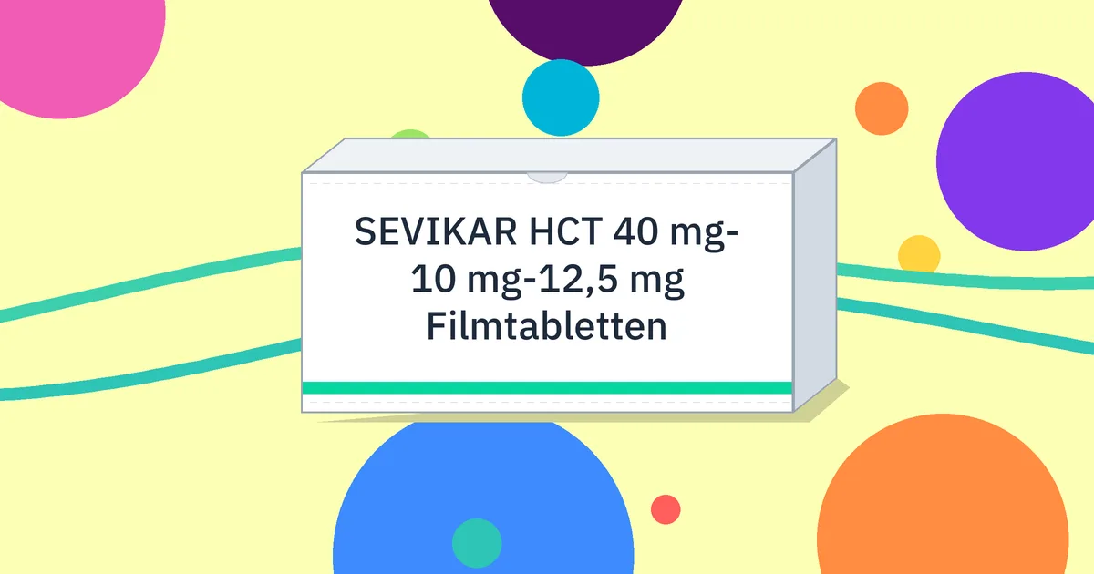 Symbolbild: Packung mit der Aufschrift SEVIKAR HCT 40 mg-10 mg-12,5 mg Filmtabletten (PZN 17275126) – Verfügbarkeit und Bezug in Apotheken in Frankfurt am Main