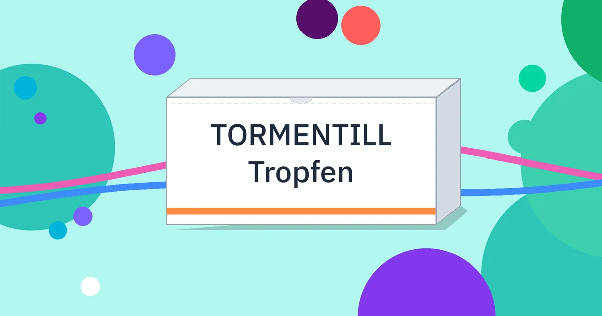 Symbolbild: Packung mit der Aufschrift TORMENTILL Tropfen (PZN 11053382) – Verfügbarkeit und Bezug in Apotheken in Frankfurt am Main