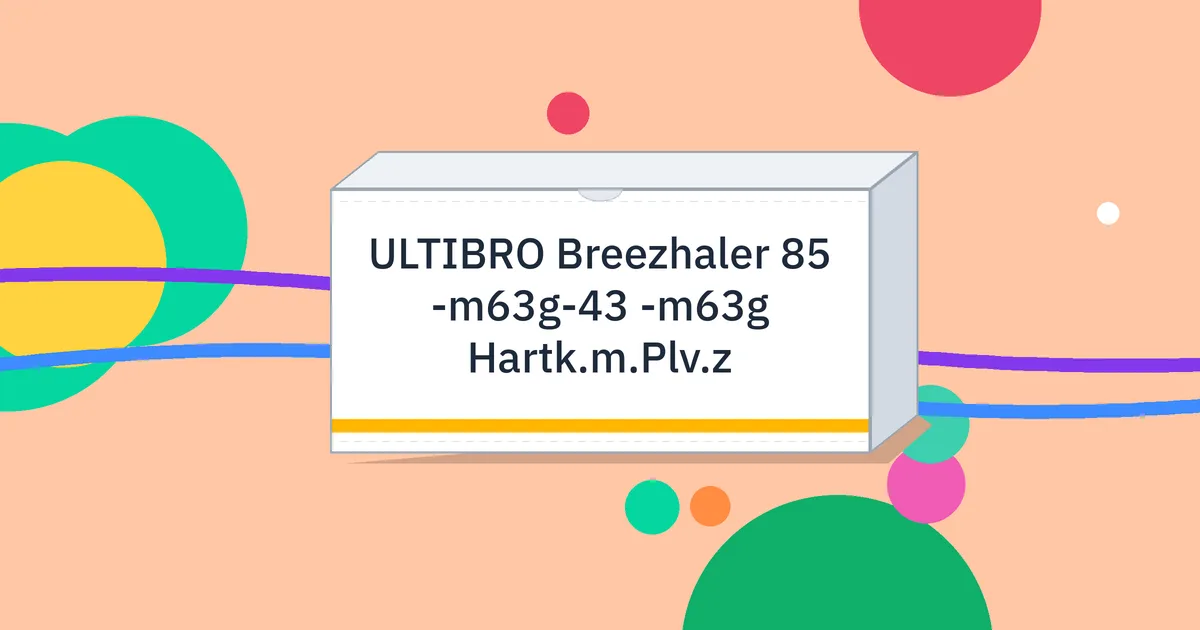 Symbolbild: Packung mit der Aufschrift ULTIBRO Breezhaler 85 -m63g-43 -m63g Hartk.m.Plv.z (PZN 13424635) – Verfügbarkeit und Bezug in Apotheken in Frankfurt am Main
