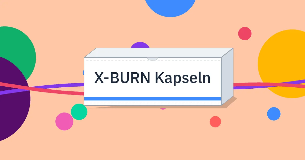 Symbolbild: Packung mit der Aufschrift X-BURN Kapseln (PZN 10732684) – Verfügbarkeit und Bezug in Apotheken in Frankfurt am Main