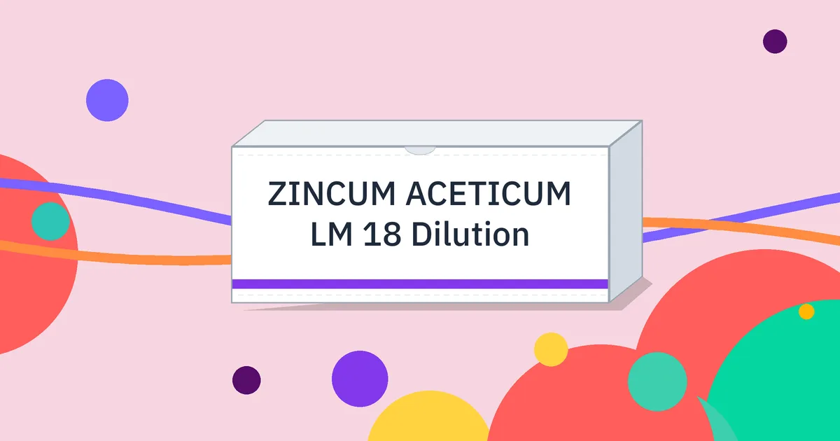 Symbolbild: Packung mit der Aufschrift ZINCUM ACETICUM LM 18 Dilution (PZN 13289723) – Verfügbarkeit und Bezug in Apotheken in Frankfurt am Main
